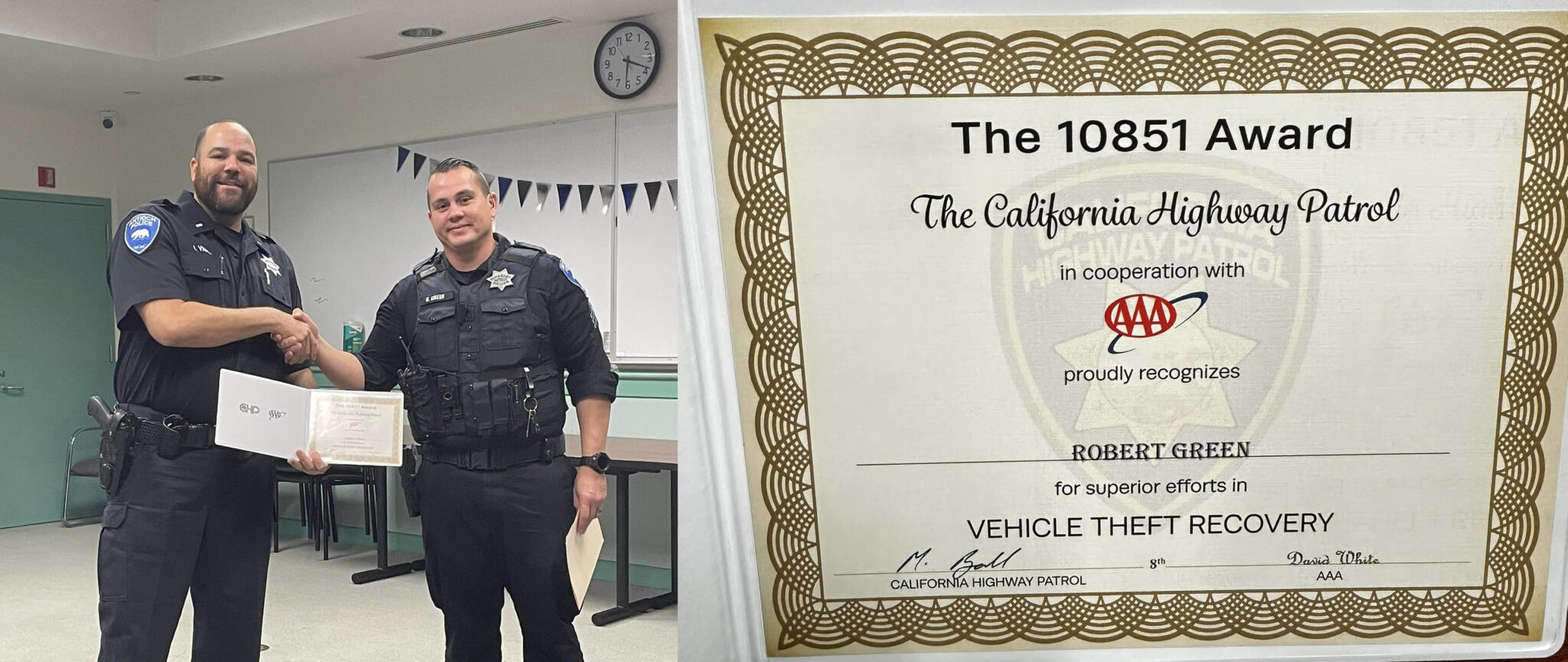 Antioch Police sergeant, 3 officers honored by CHP, AAA for reducing ...