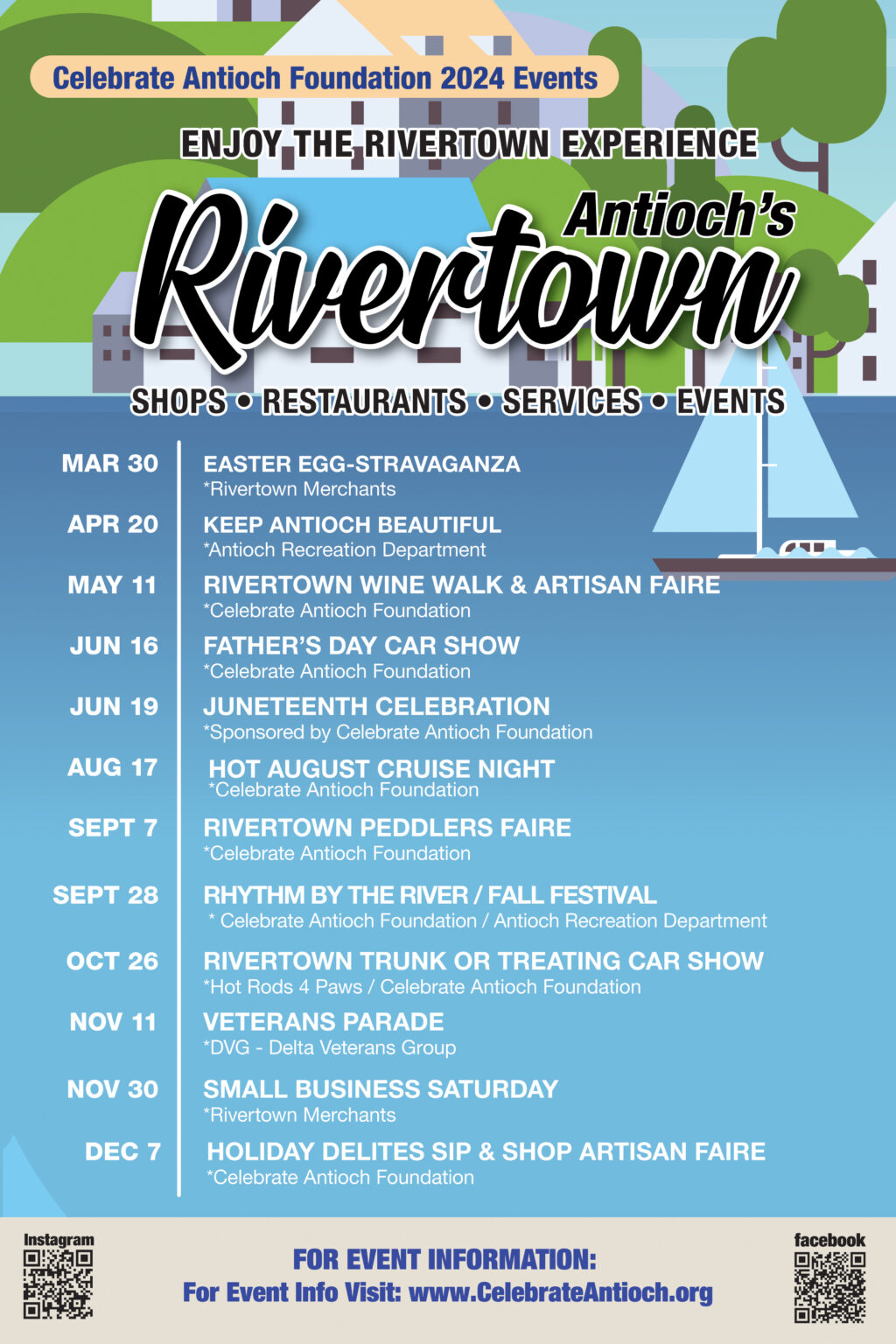 Enjoy the 2024 events in Antioch’s historic downtown Rivertown ...
