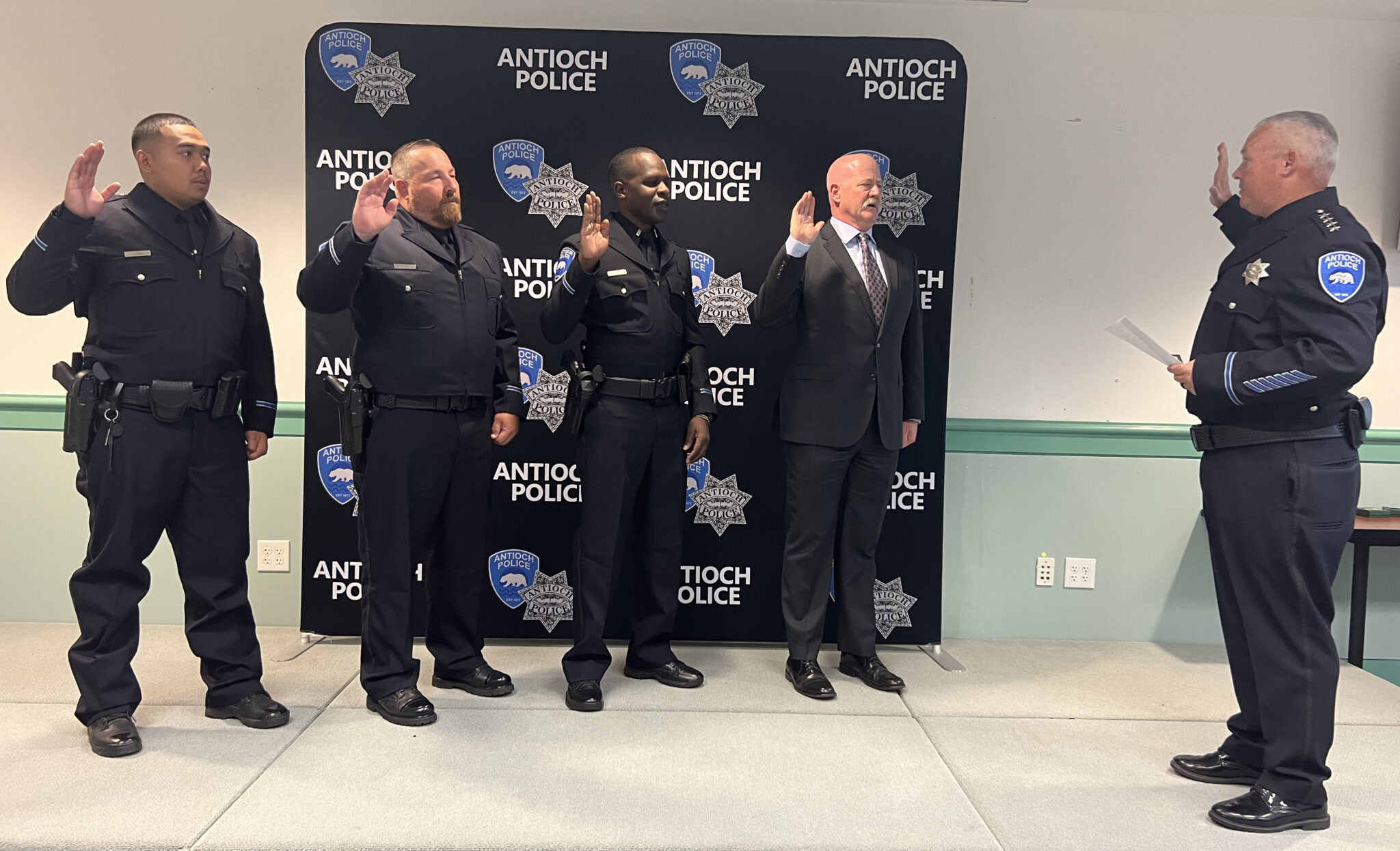 Antioch Police add three to the force, promote one | Antioch Herald