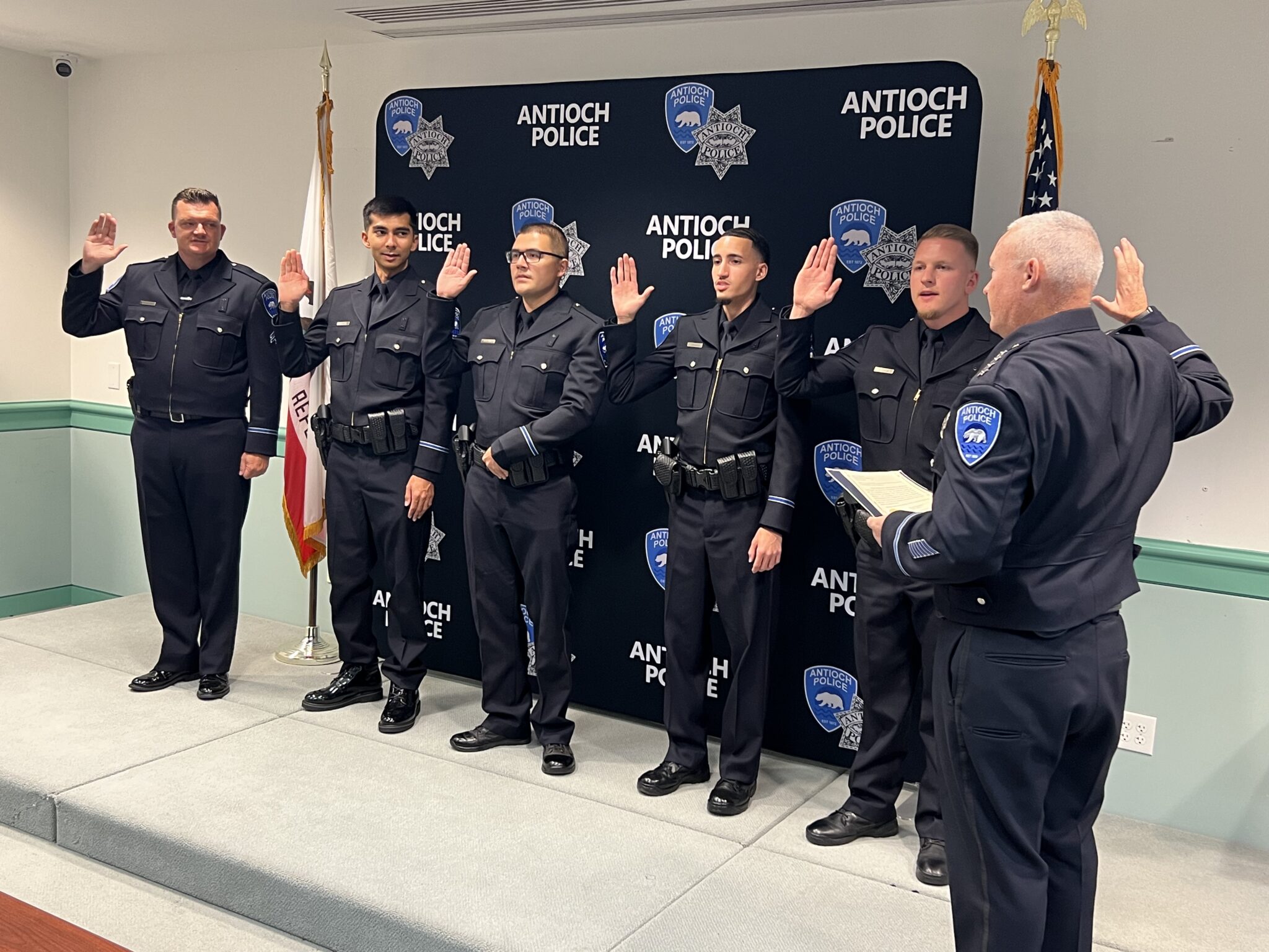 New corporal, four new Antioch police officers sworn in | Antioch Herald