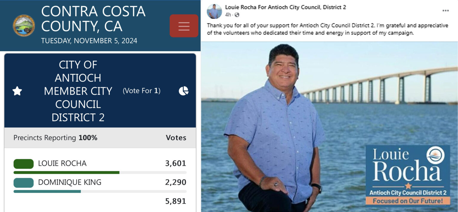New leadership in Antioch with Bernal elected mayor, Freitas, Rocha ...