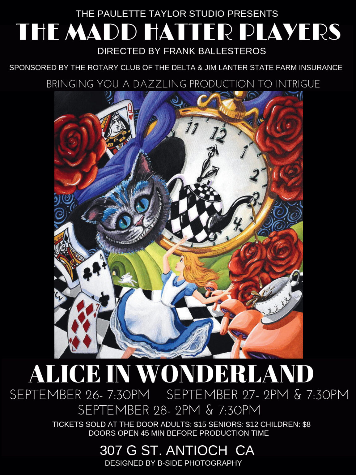 Frank Ballesteros & The Madd Hatter Players present Alice in Wonderland ...