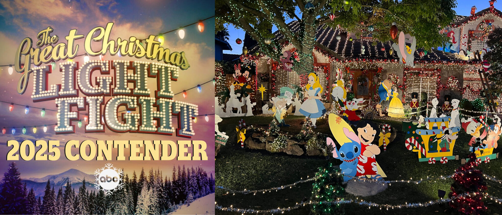 See Antioch’s Disney House on ABC’s “The Great Christmas Light Fight ...