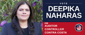Corporate finance consultant Deepika Naharas campaigns for Contra Costa ...